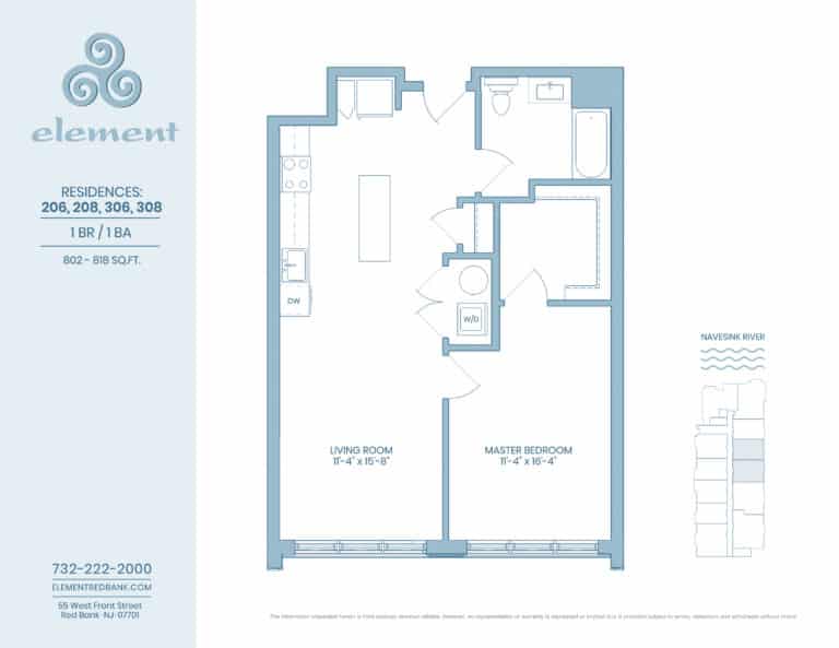 Element Red Bank – Limited collection of 1 & 2 bedroom residences