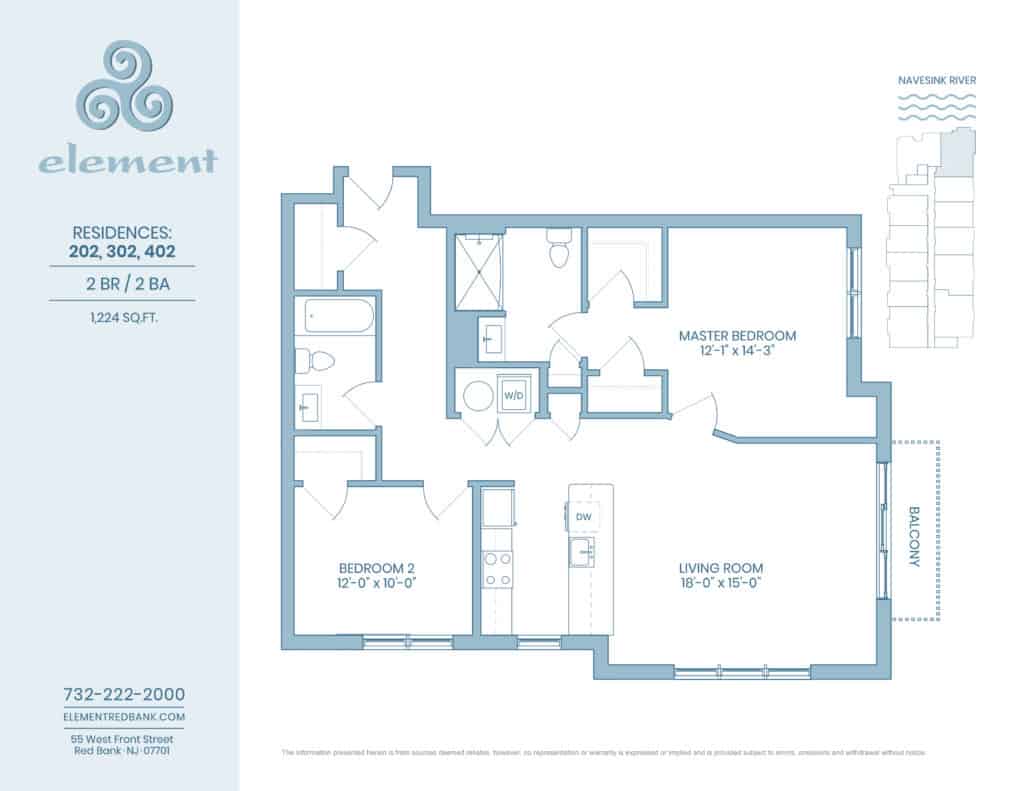 Element Red Bank – Limited collection of 1 & 2 bedroom residences