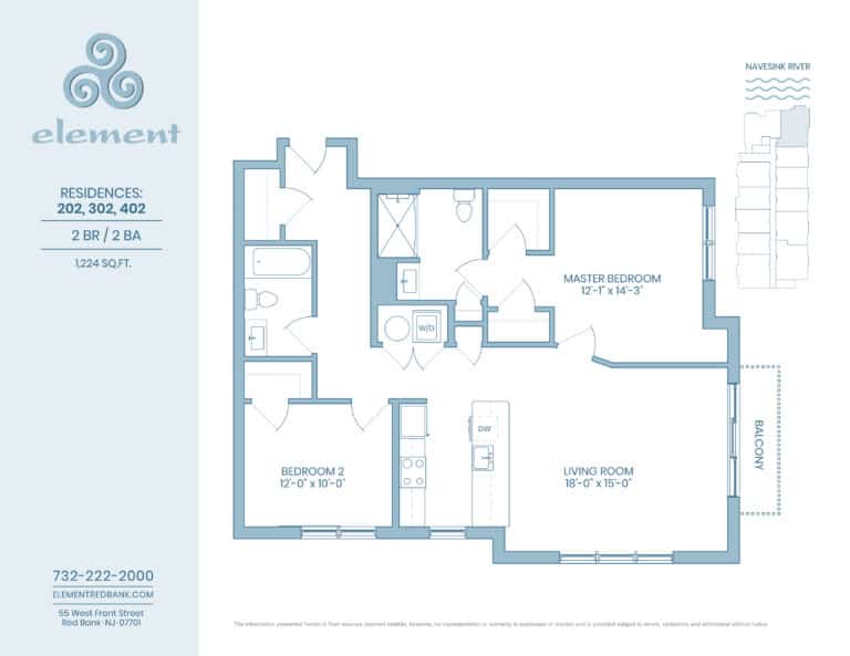 Element Red Bank – Limited collection of 1 & 2 bedroom residences