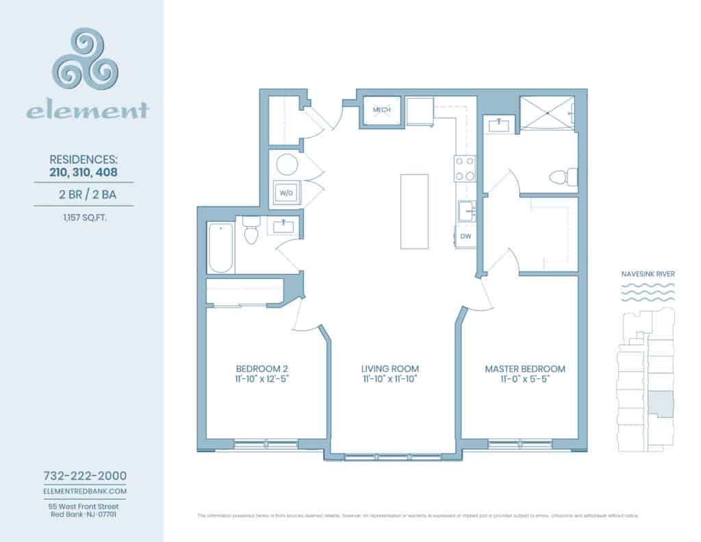 Element Red Bank – Limited collection of 1 & 2 bedroom residences