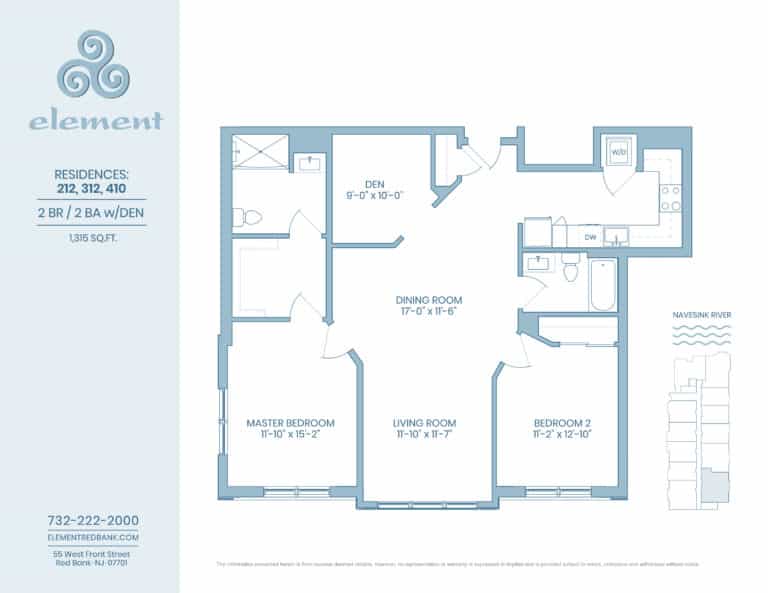 Element Red Bank – Limited collection of 1 & 2 bedroom residences
