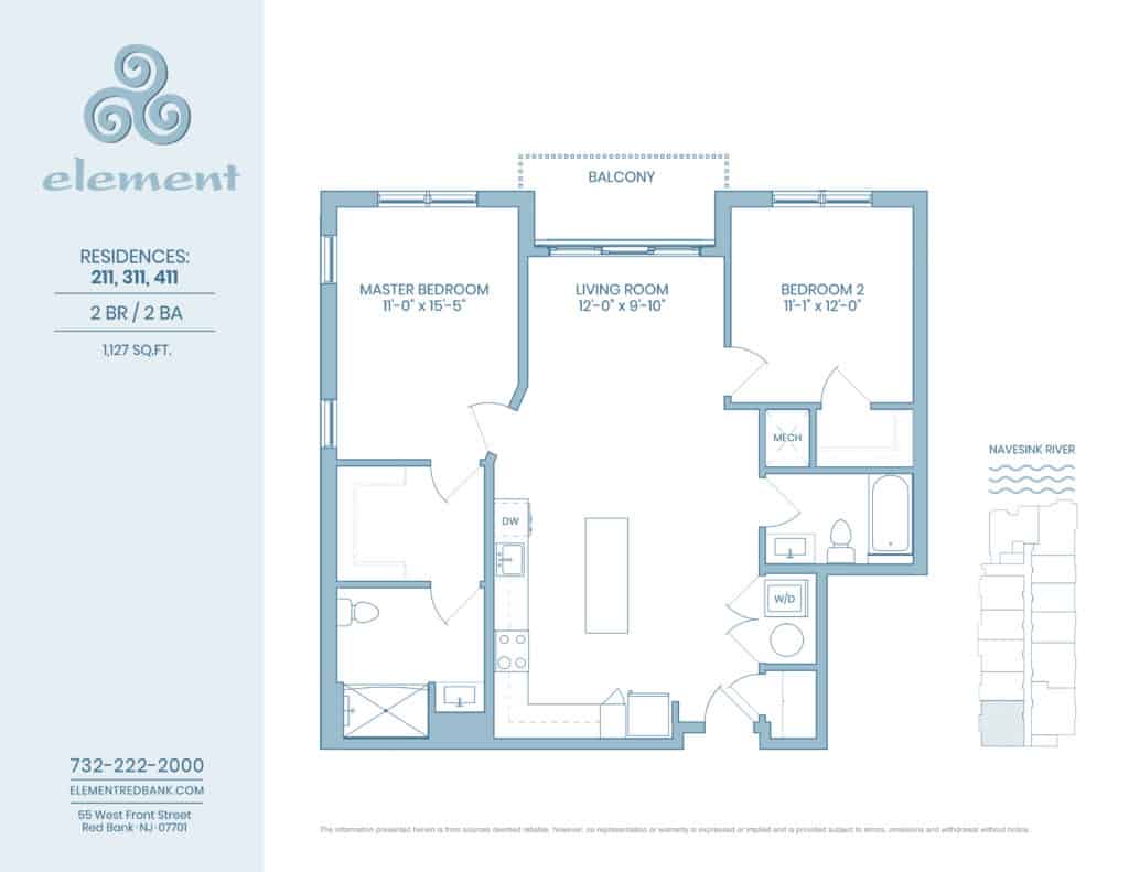 Element Red Bank – Limited collection of 1 & 2 bedroom residences