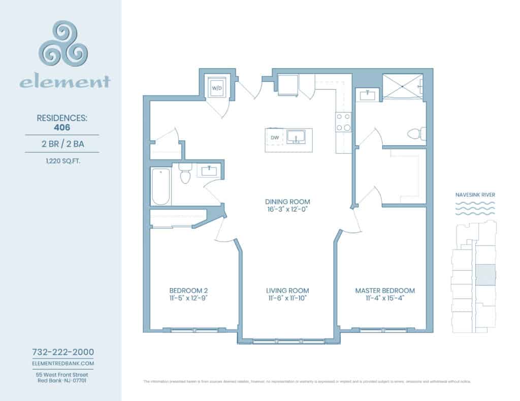 Element Red Bank – Limited collection of 1 & 2 bedroom residences