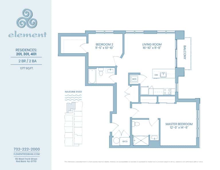 Element Red Bank – Limited collection of 1 & 2 bedroom residences